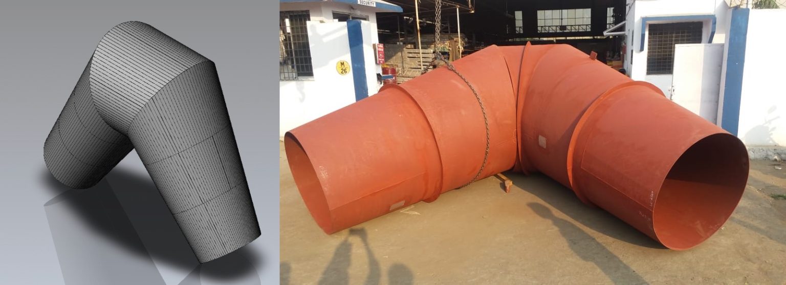 Manufacturing of Transition duct, Elbow duct, Self cleaning duct ...